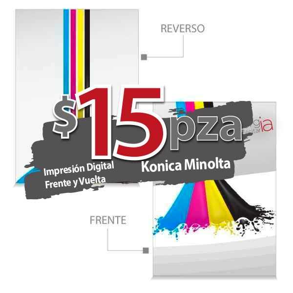 Impresión tabloide rebasado en opalina blanca alta calidad a 4x4.